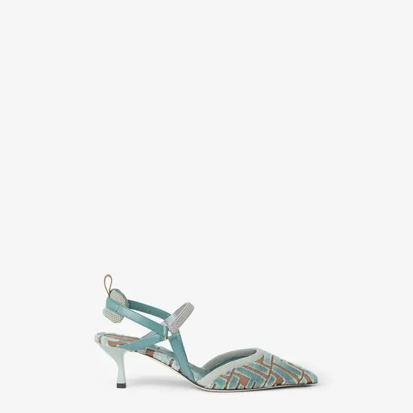 Fendi Colibrì Lite Slingbacks - Light Blue