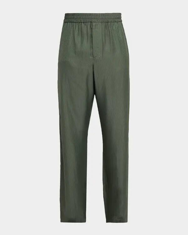 Golden Goose Journey Stripe Pull-on Joggers - Grape Leaf
