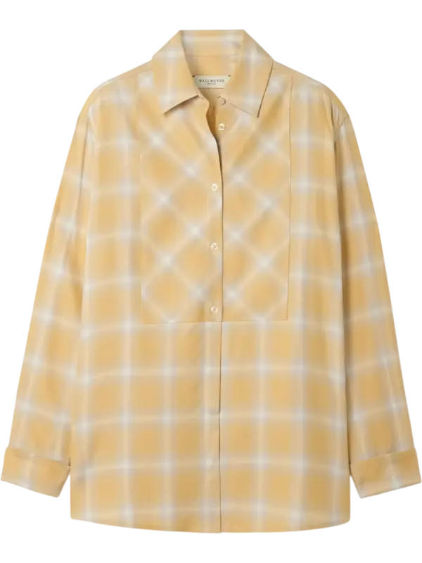 KALLMEYER Chloé Checked Voile Shirt