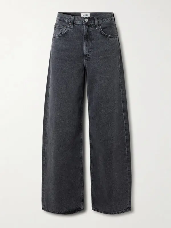 AGOLDE Low Curve Mid-rise Wide-leg Jeans