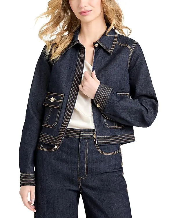Cinq À Sept Lydie Denim Jacket - Indigo