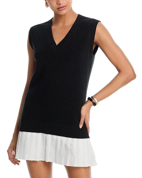 Cinq À Sept Indiana Dress - Black/white