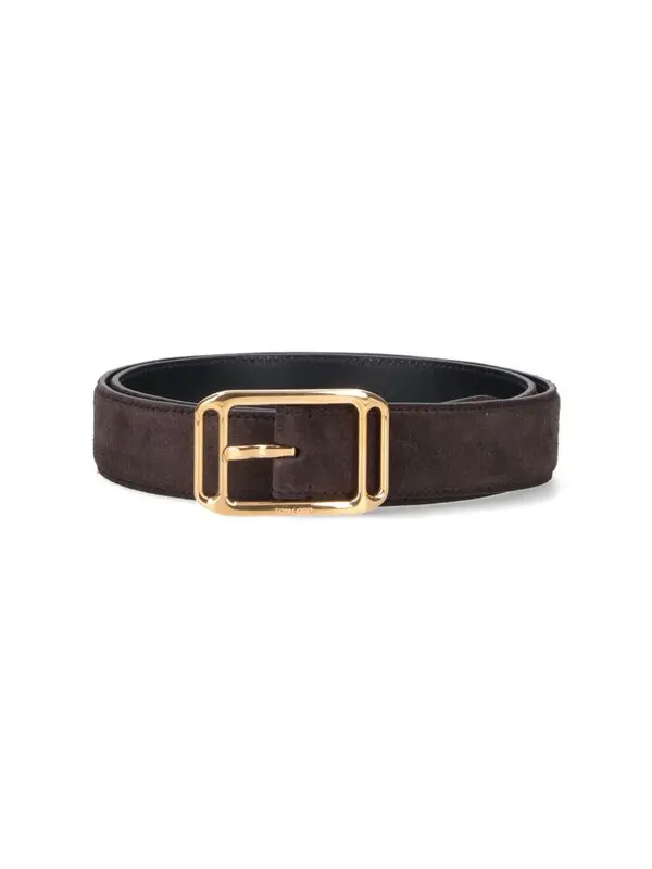 TOM FORD Leather Belt - Brown