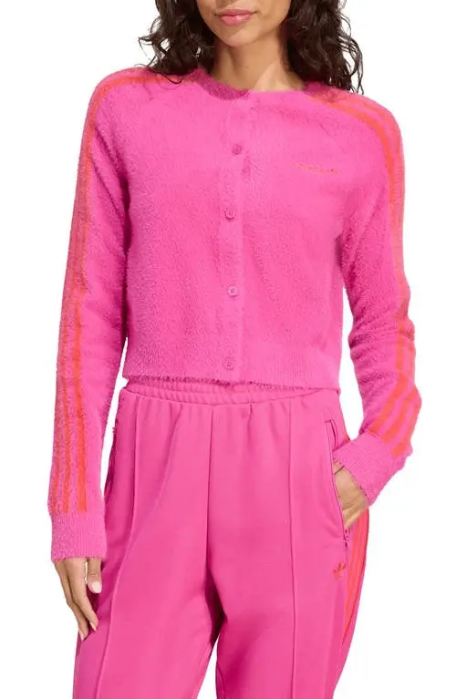 Adidas Fluffy Cardigan - Semi Lucid Fuchsia