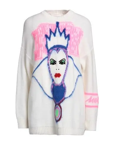 Iceberg Intarsia Knit Sweater - White