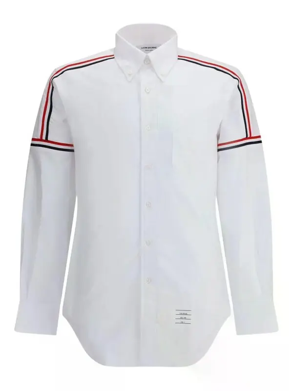 Thom Browne Stripe-detail Long-sleeve Shirt