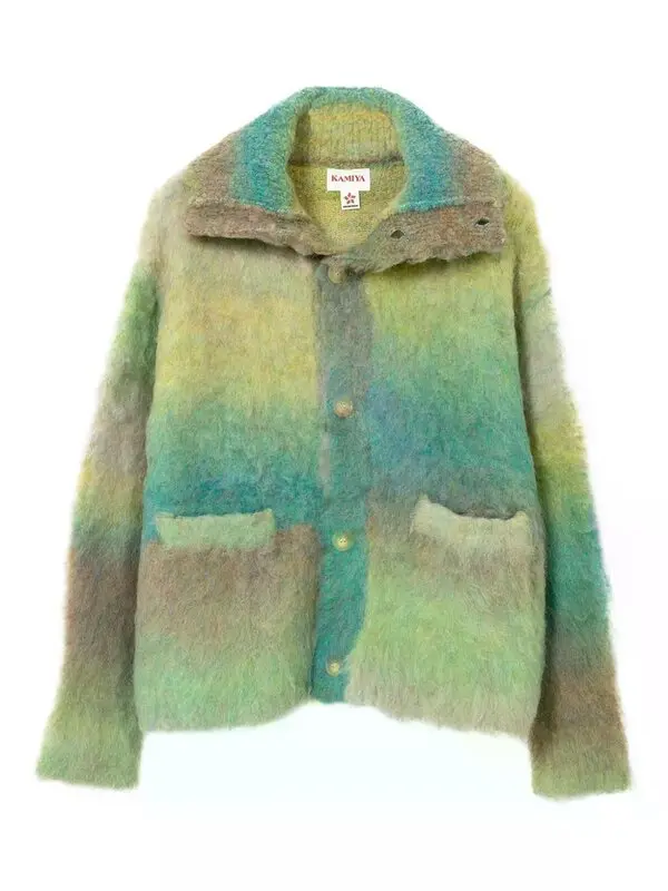 KAMIYA Shawl-collar Knit Jacket
