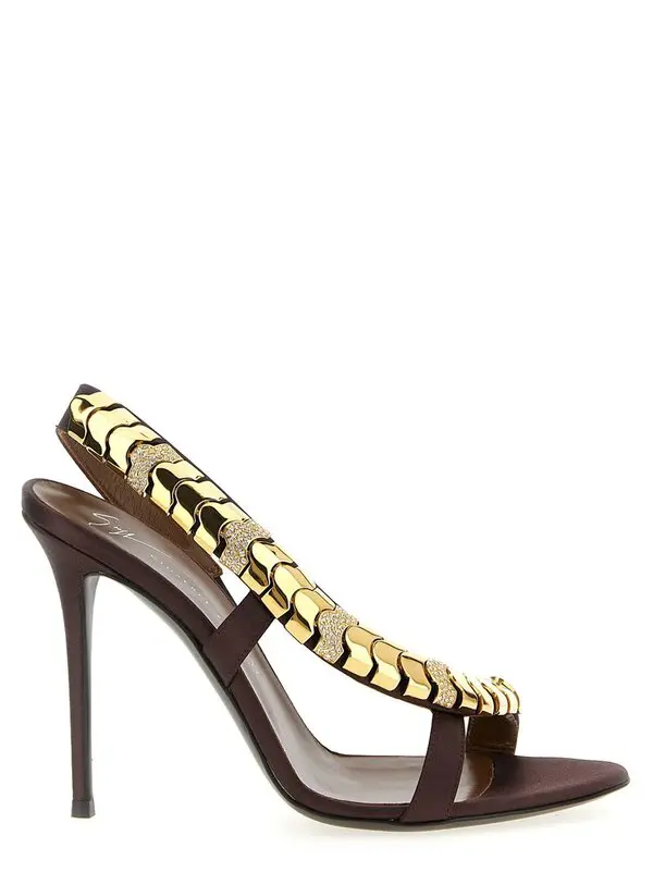 GIUSEPPE ZANOTTI Dafne Stiletto Sandals - Red