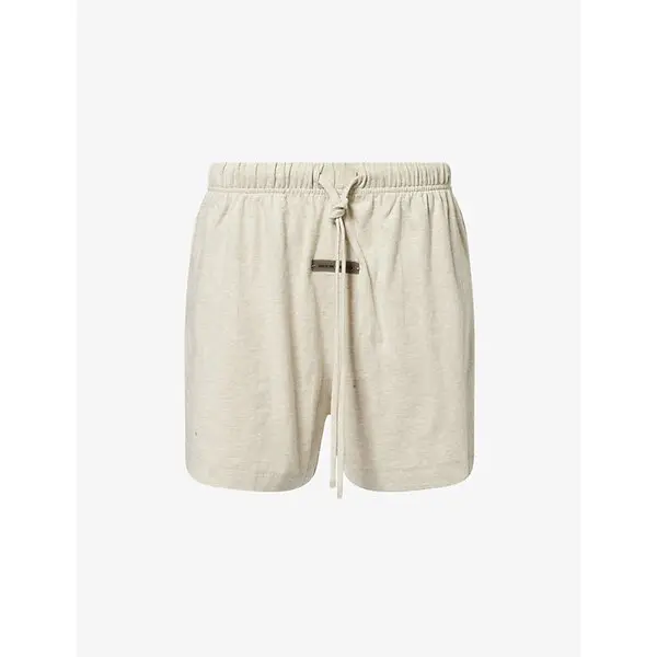 Fear Of God Cotton-jersey Shorts - Heather Stone