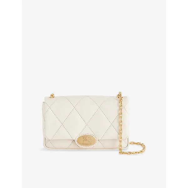 Burberry Mini Strand Leather Cross-body Bag - Soap