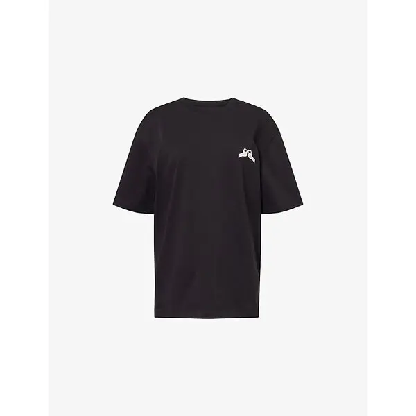 SAMSOE SAMSOE Saflorian Graphic-print Cotton-jersey T-shirt