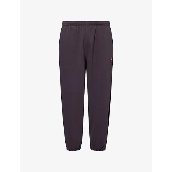 The North Face Redbox Embroidered Logo-patch Cotton-jersey Joggers - Obsidian