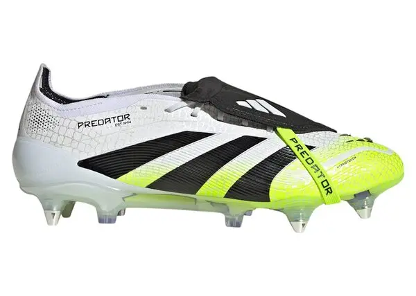 Adidas Predator Elite Foldover Tongue Sg - Cloud White/core Black/lucid Lemon