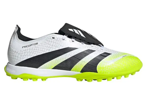 Adidas Predator League Foldover Tongue Tf - Cloud White/core Black/lucid Lemon