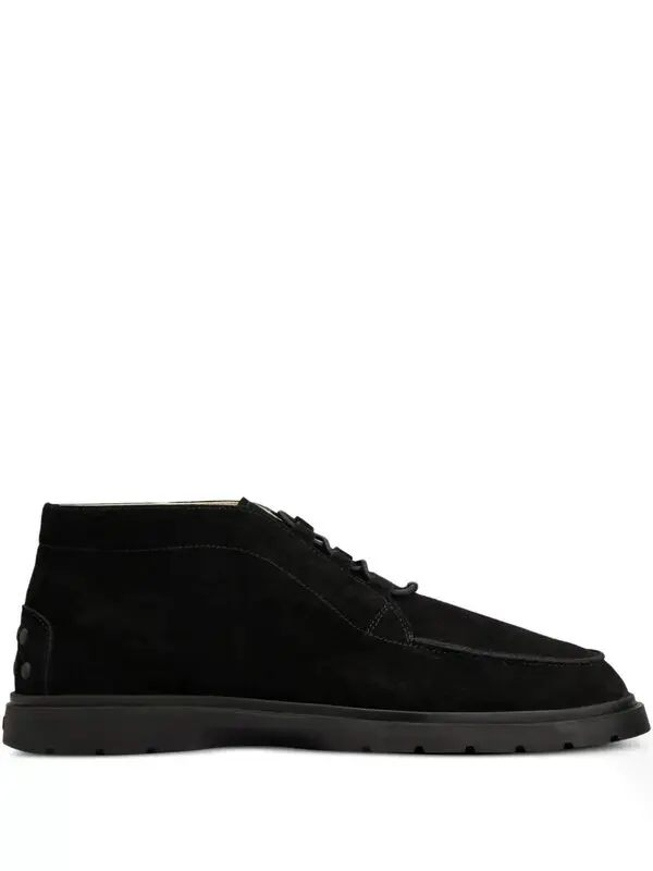 TOD'S Lace-up Suede Desert Boots