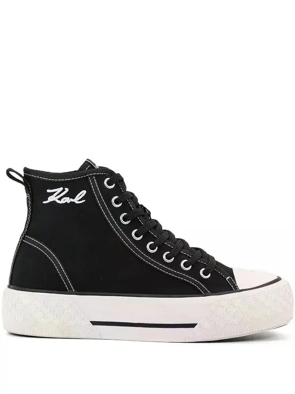 Karl Lagerfeld Lace-up High-top Sneakers
