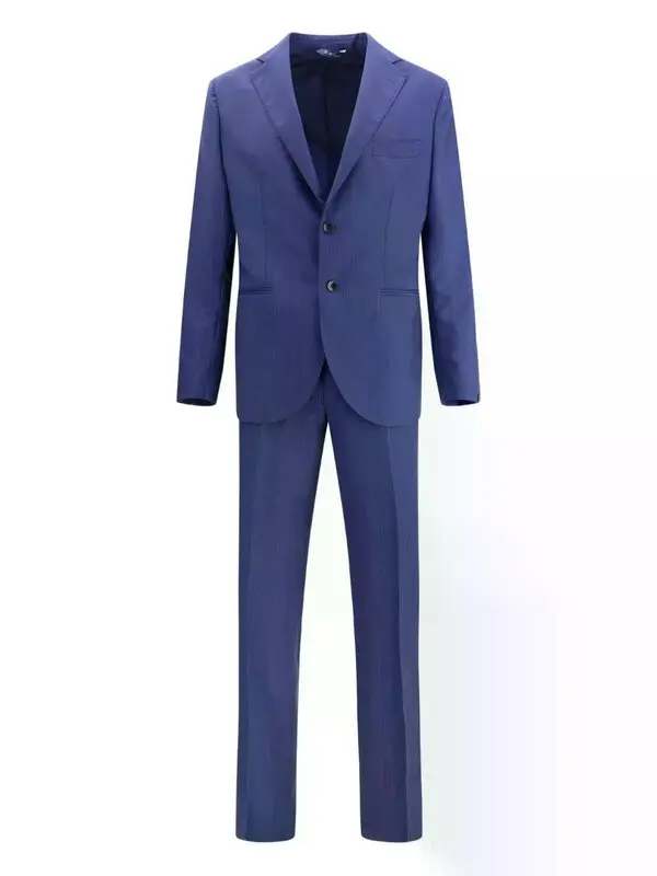GI CAPRI Pinstripe Wool Single-breasted Suit