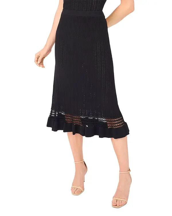 Ted Baker London Flare Skirt - Rich Black