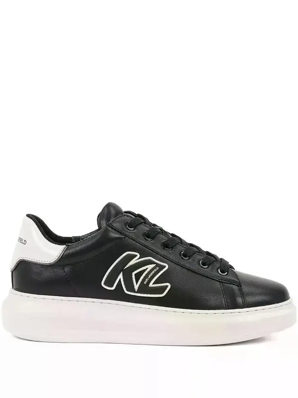 Karl Lagerfeld Logo-patch Sneakers - Black