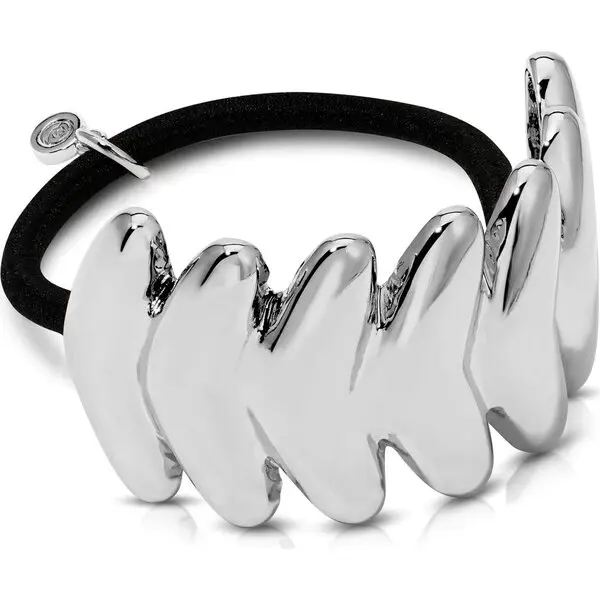 Ettika Moderna Ponytail Holder - Silver