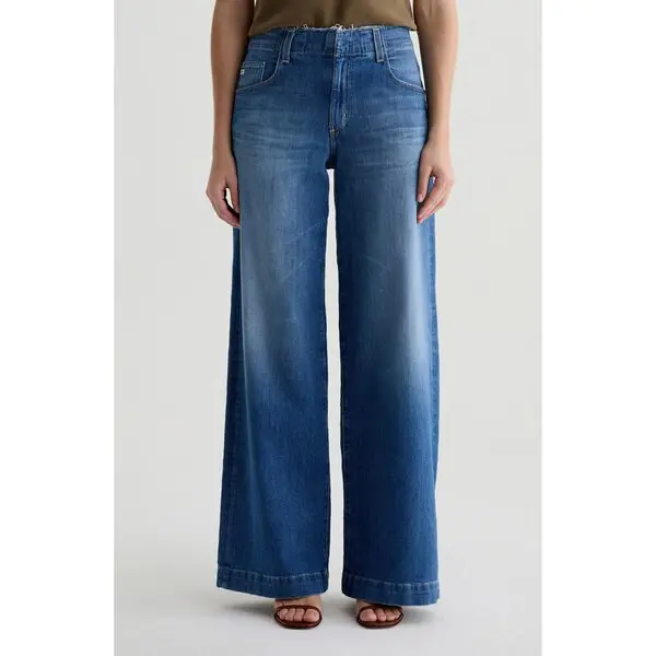 Ag High-waist Wide Leg Jeans