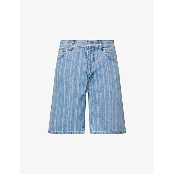 Carhartt Work In Progress Rylan Striped Denim Shorts