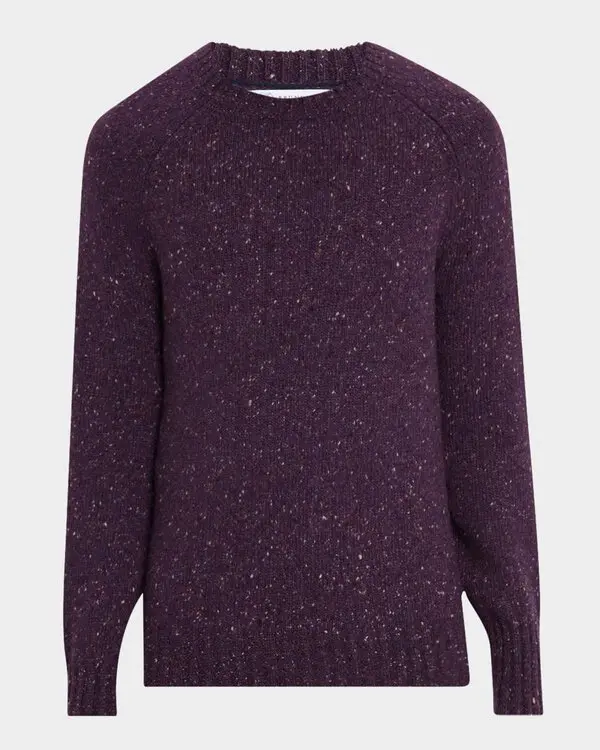 Brunello Cucinelli Cashmere Donegal Crewneck Sweater