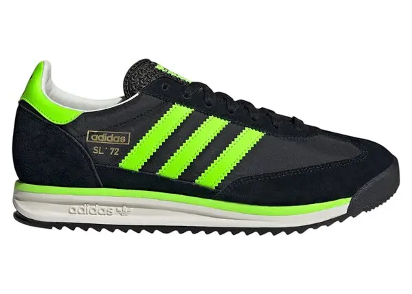 Adidas Sl 72 Rs Sneakers - Core Black/solar Green/off White