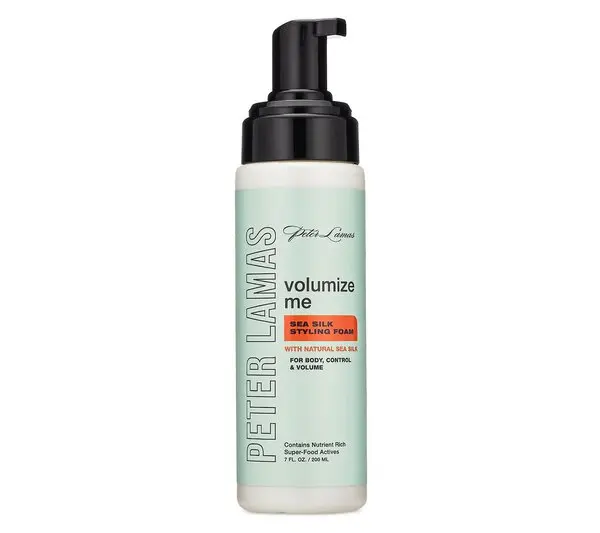 PETER LAMAS Volumize Me, Sea Silk Styling Foam