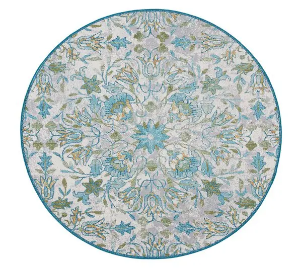 SAFAVIEH Barbados Tropica 6'-6' X 6'-6' Round R G