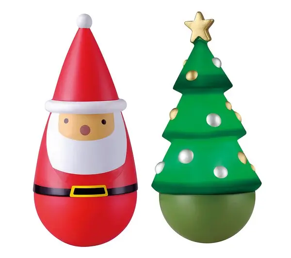 GLOBE ELECTRIC Set Of 2 Led Christmas Rocker Nightlights