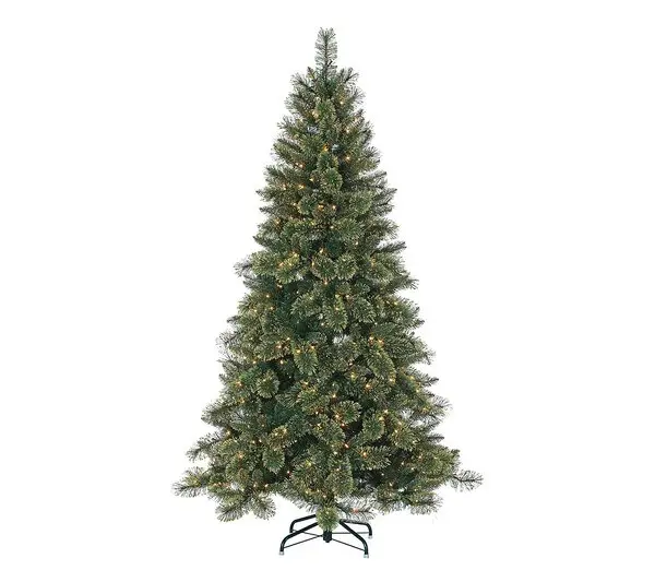 STERLING 6 Ft Prelit Cashmere Hinged Christmas Tree Co