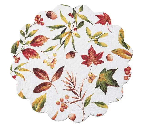 VALERIE PARR HILL Camilla Round Placemat Set Of 6 Valerie