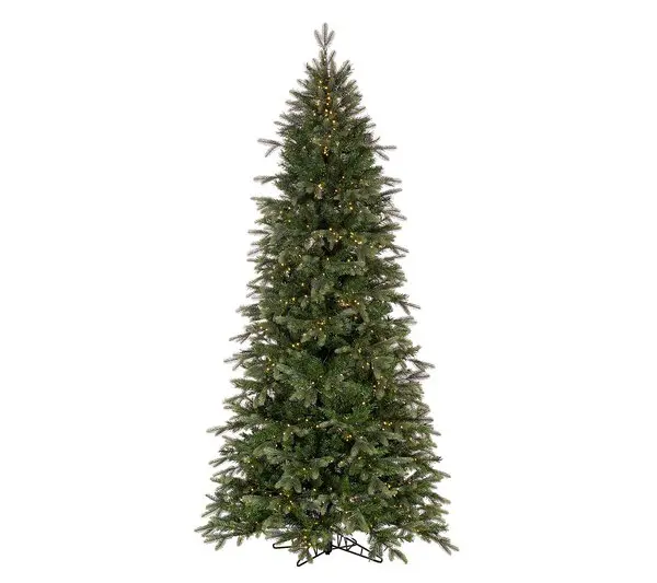VICKERMAN 10' Douglas Fir Artificial Slim Pre-l It Tree