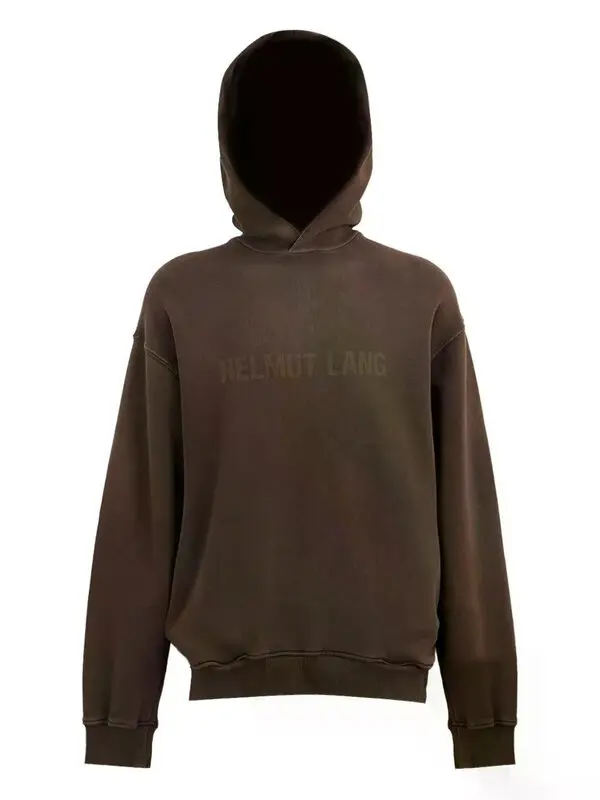 Helmut Lang Logo Detailed Hoodie