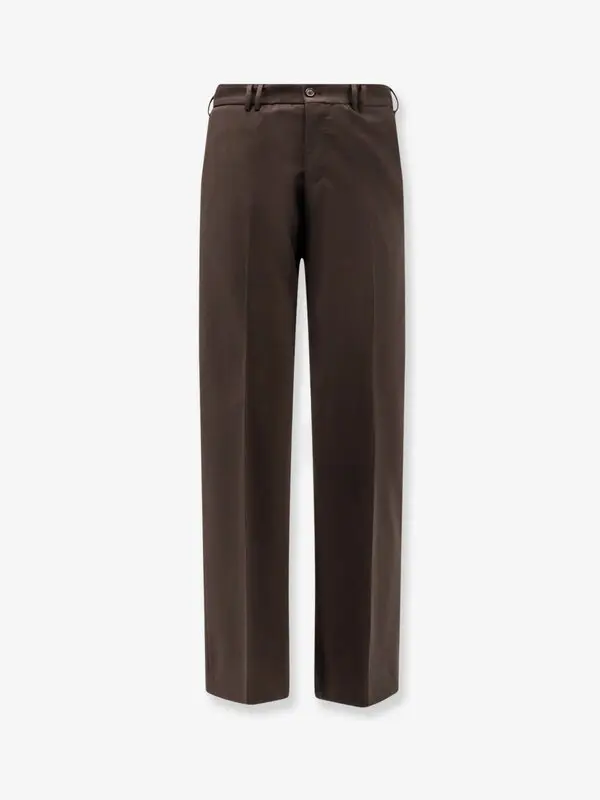 PT TORINO Michael Reworked Stretch Wool Trousers - Brown