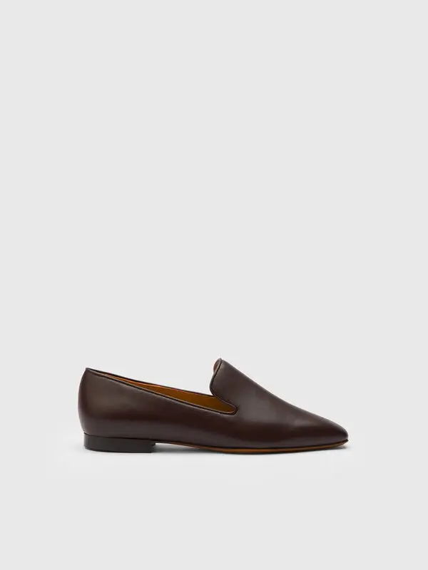 ATP ATELIER Dervio Nappa Loafers - Walnut