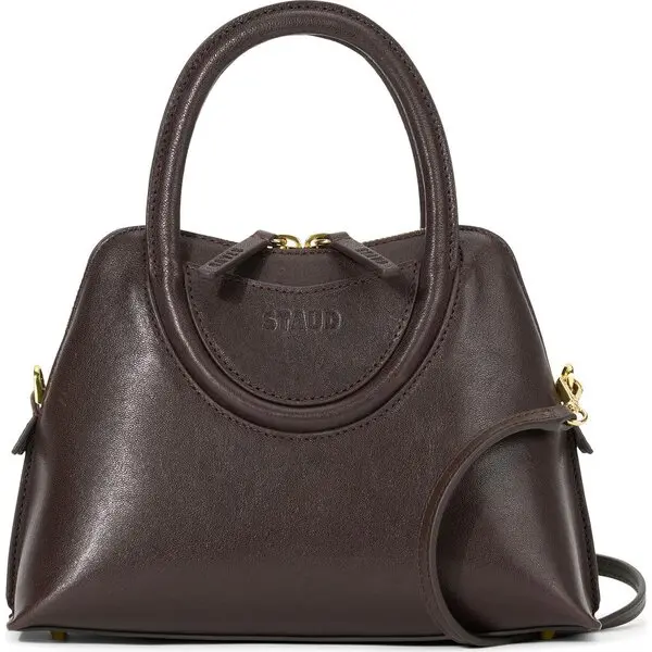 Staud Mini Naomi Leather Satchel