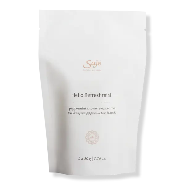 SAJE NATURAL WELLNESS Shower Steamer Trio Hello Refreshmint Peppermint