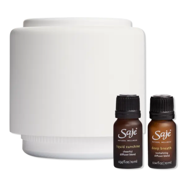 SAJE NATURAL WELLNESS Aroma Halo Diffuser Starter Kit
