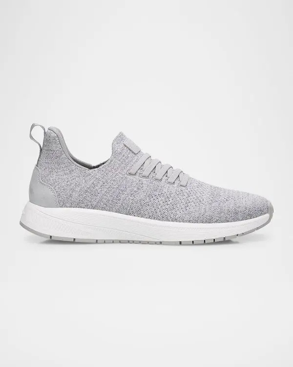 Peter Millar Odeon Knit Sneakers - Gale Grey