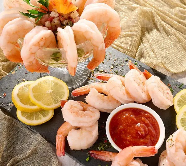 ANDERSON SEAFOODS Sh11/10 4 Lbs Jumbo Shrimp & 16oz Sauce