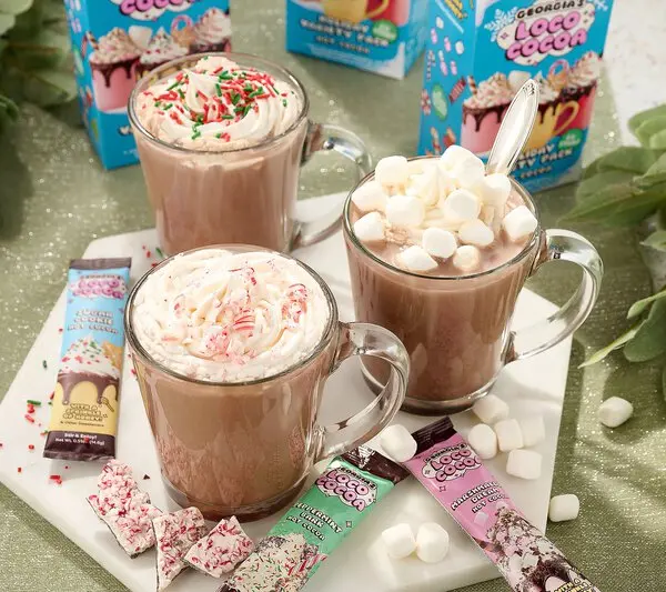 GEORGIA'S LOCO COCOA Sh12/8 6ct Hot Cocoa Mix Packets