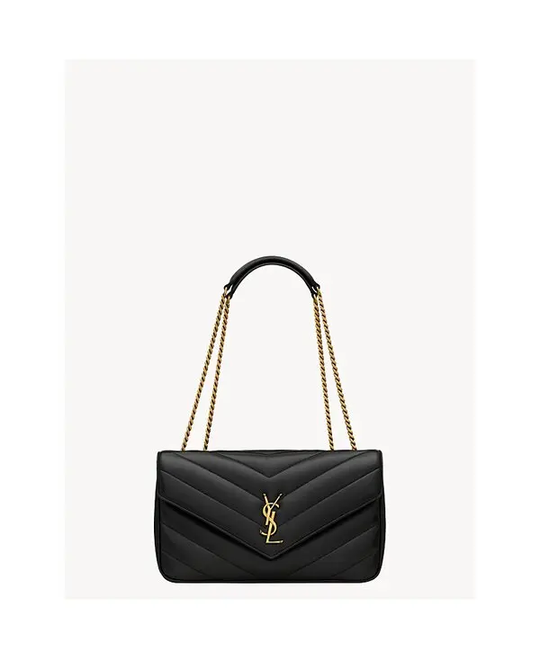 Saint Laurent Loulou Large Convertible Shoulder Bag - Noir