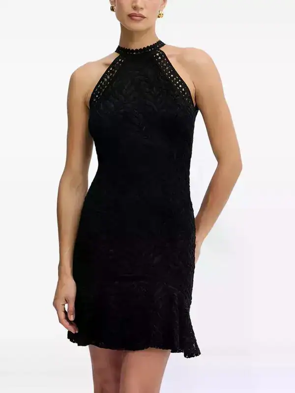GUESS Women's Black Short New Liza Mini Dress Size: XL, Polyester