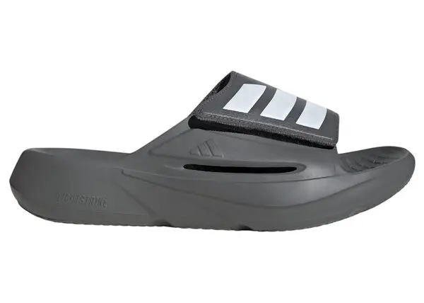 Adidas Lightblaze Slides - Grey Four/cloud White