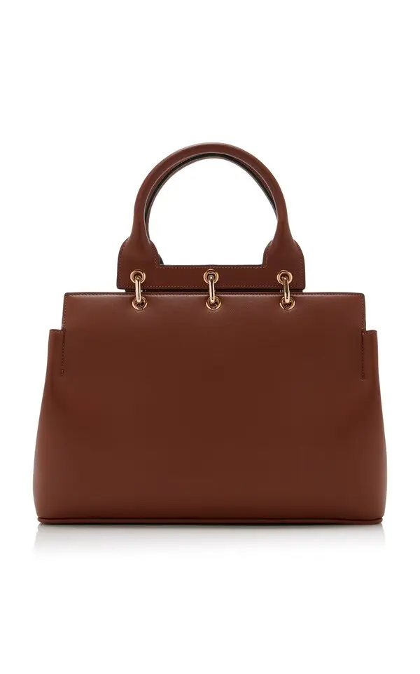 Gabriela Hearst Small Leather Tote Bag - Brown