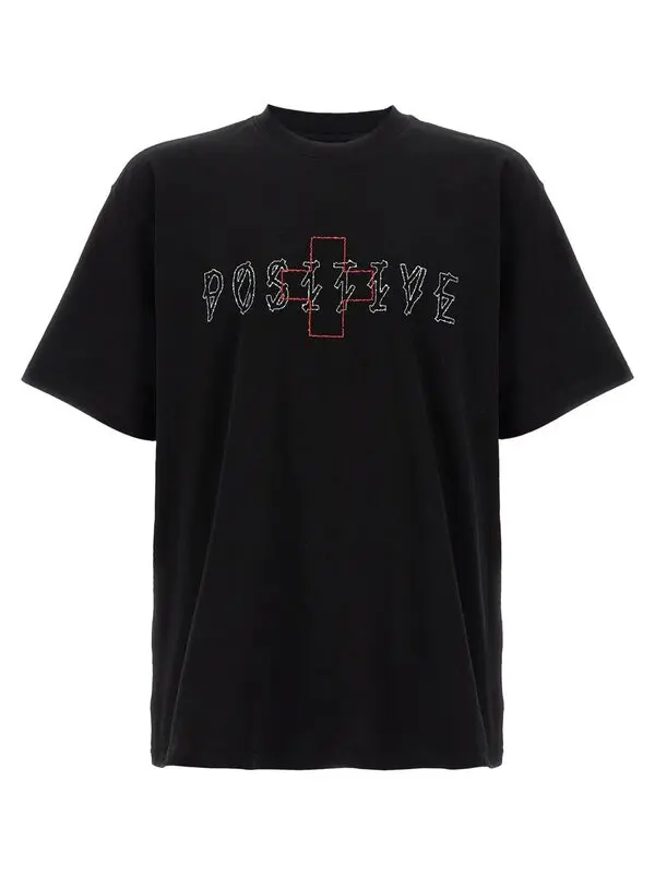 44 LABEL GROUP Plus Minus' T-shirt - Multicolor