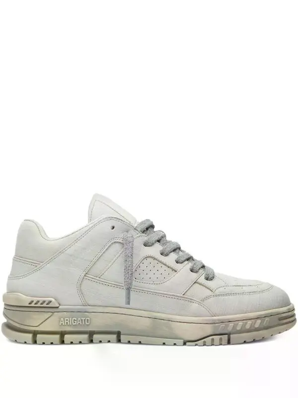 Axel Arigato Area Lo Perforated Leather Sneakers - Neutrals