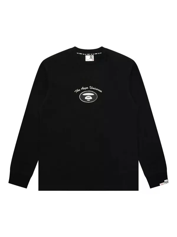 AAPE BY *A BATHING APE® Long-sleeved Sweatshirt With Appliqu